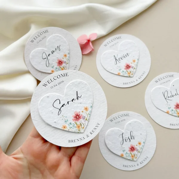 Plantable Heart Place Cards – myecostudio