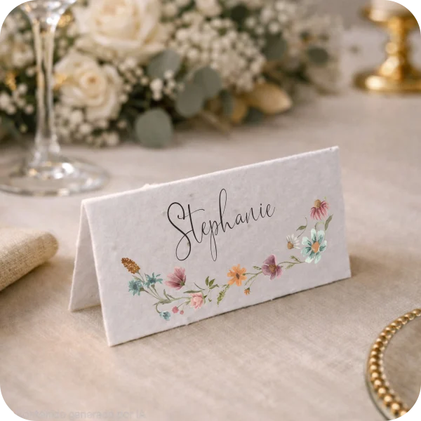 Plantable Place Cards B – Flora – myecostudio
